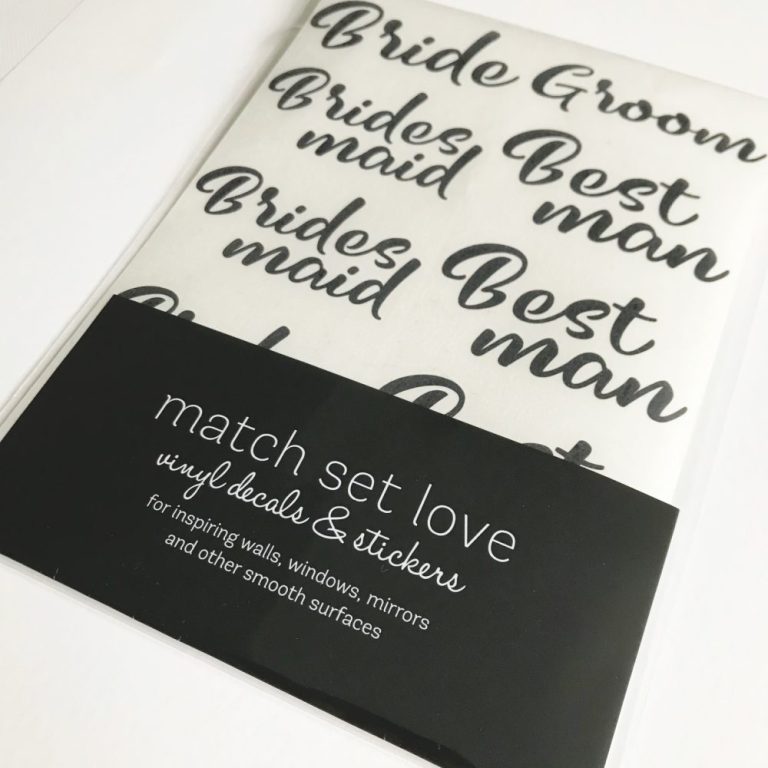 Wedding Hangers – Sticker Set 2 – match set love
